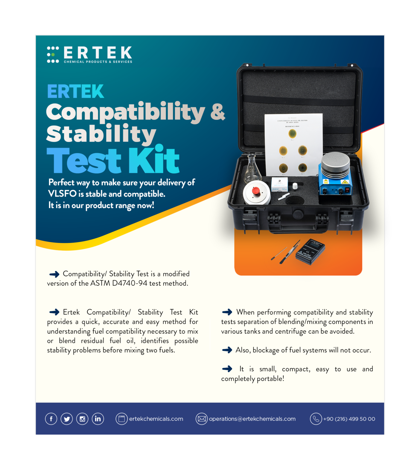 Ertek Compatibility / Stability Test Kit | Ertek Chemicals - Marine ...